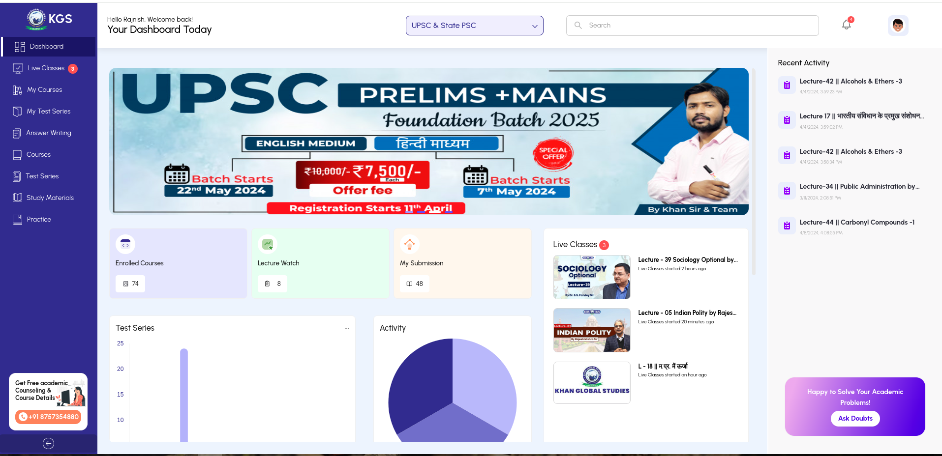 Khan Global Studies Dashboard: Login and Register Here.!!